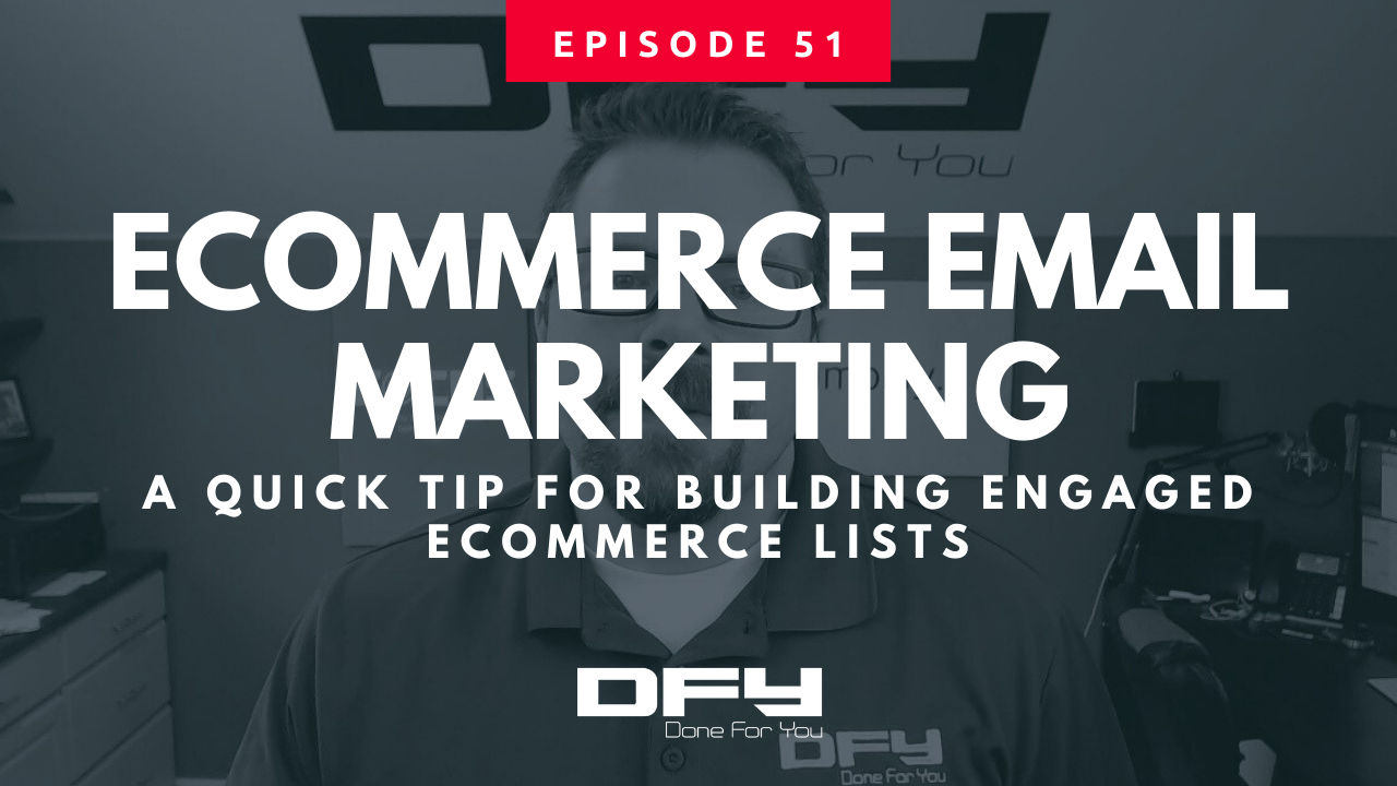 eCommerce Email Marketing - Quick Tip For Building eCom Lists - Done ...